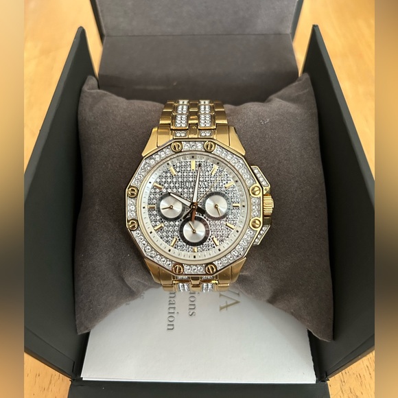 Bulova | Accessories | Bulova Octava Crystal Model 98c26 W Original Box ...